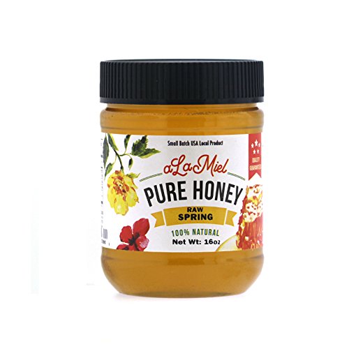 Alamiel Raw Spring Flowers Honey Made In Usa 100 Natural And Local