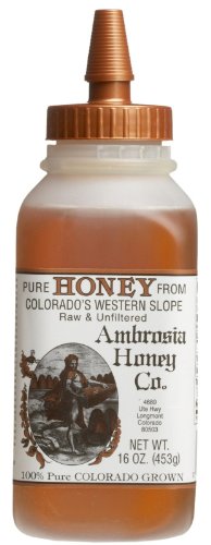 Madhava Honey Ambrosia Colorado Raw 16 Oz Honey Flowersnhoney